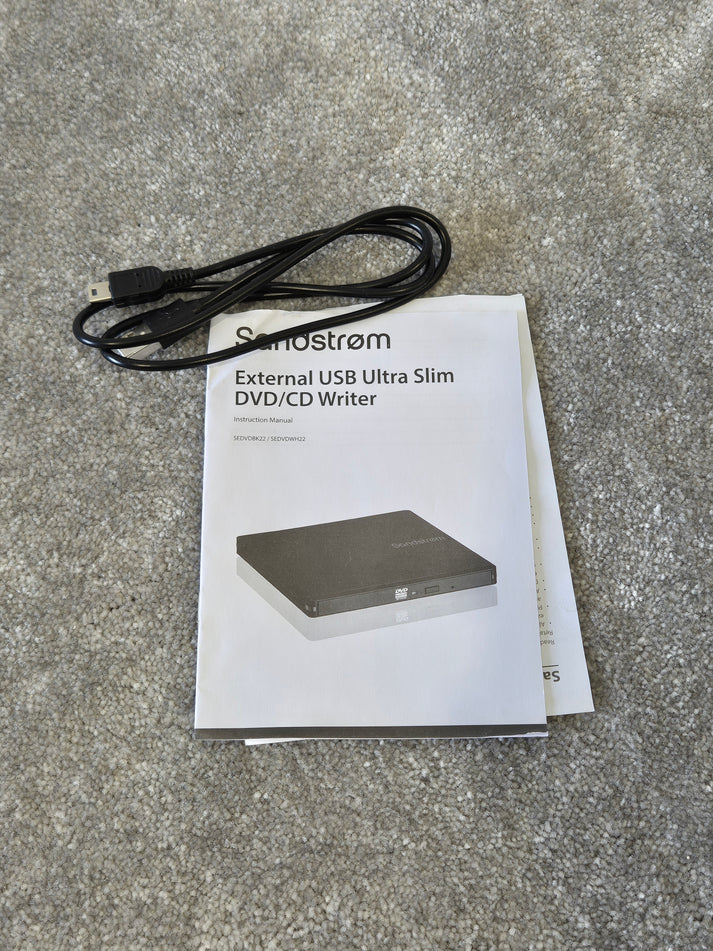 SANDSTROM SEDVDBK22 - External DVD Super Multi CD/DVD Writer w/ Origin ...