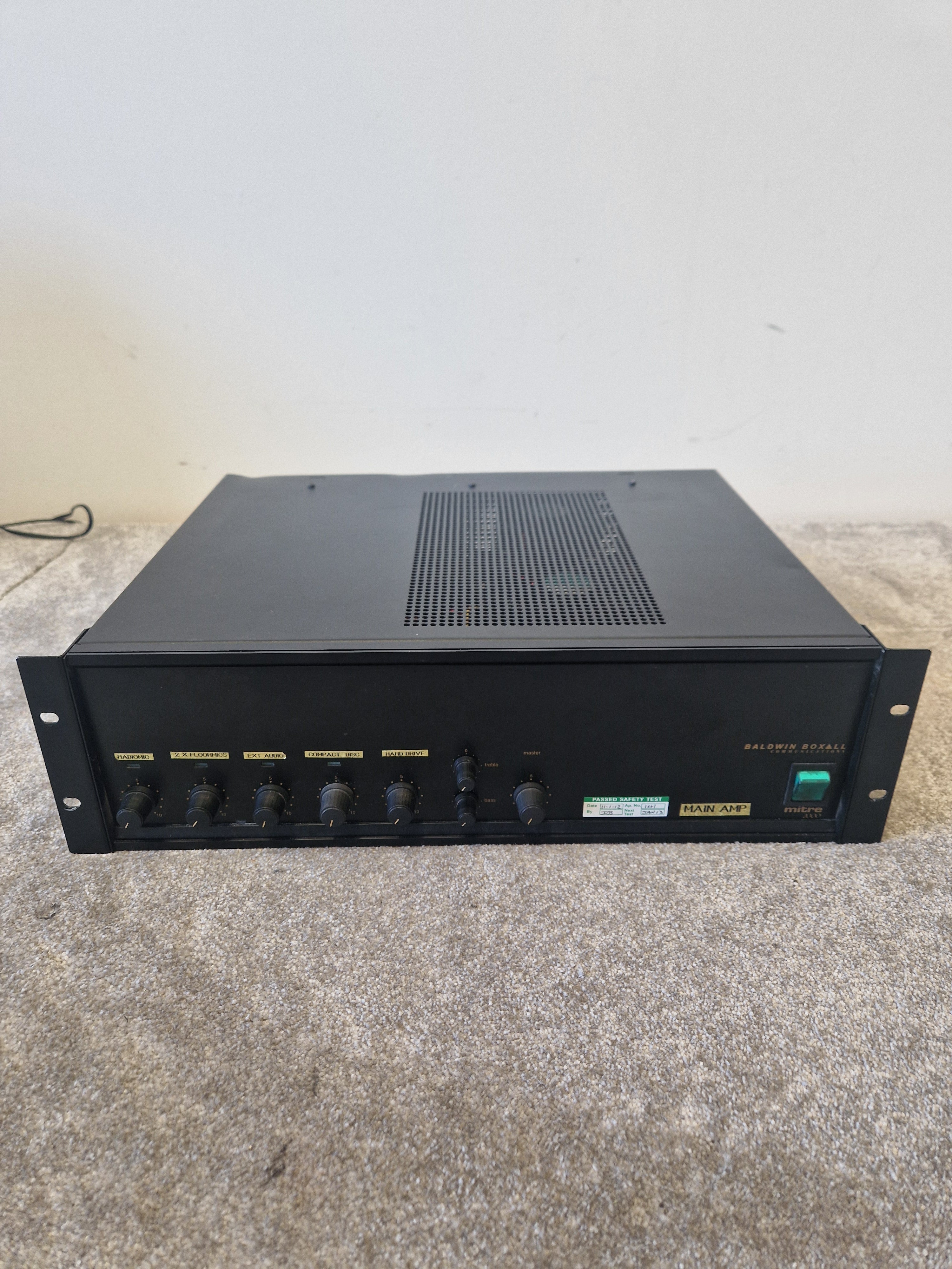 Baldwin Boxall Mitre 2000 Mixer Amplifier – 60W 100V Line, 4 Mic/Line ...