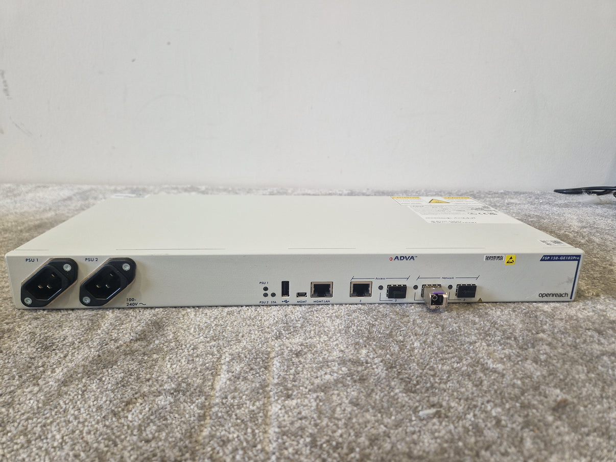 ADVA Openreach FSP 150-GE102Pro Network Demarcation Device – Carrier E ...