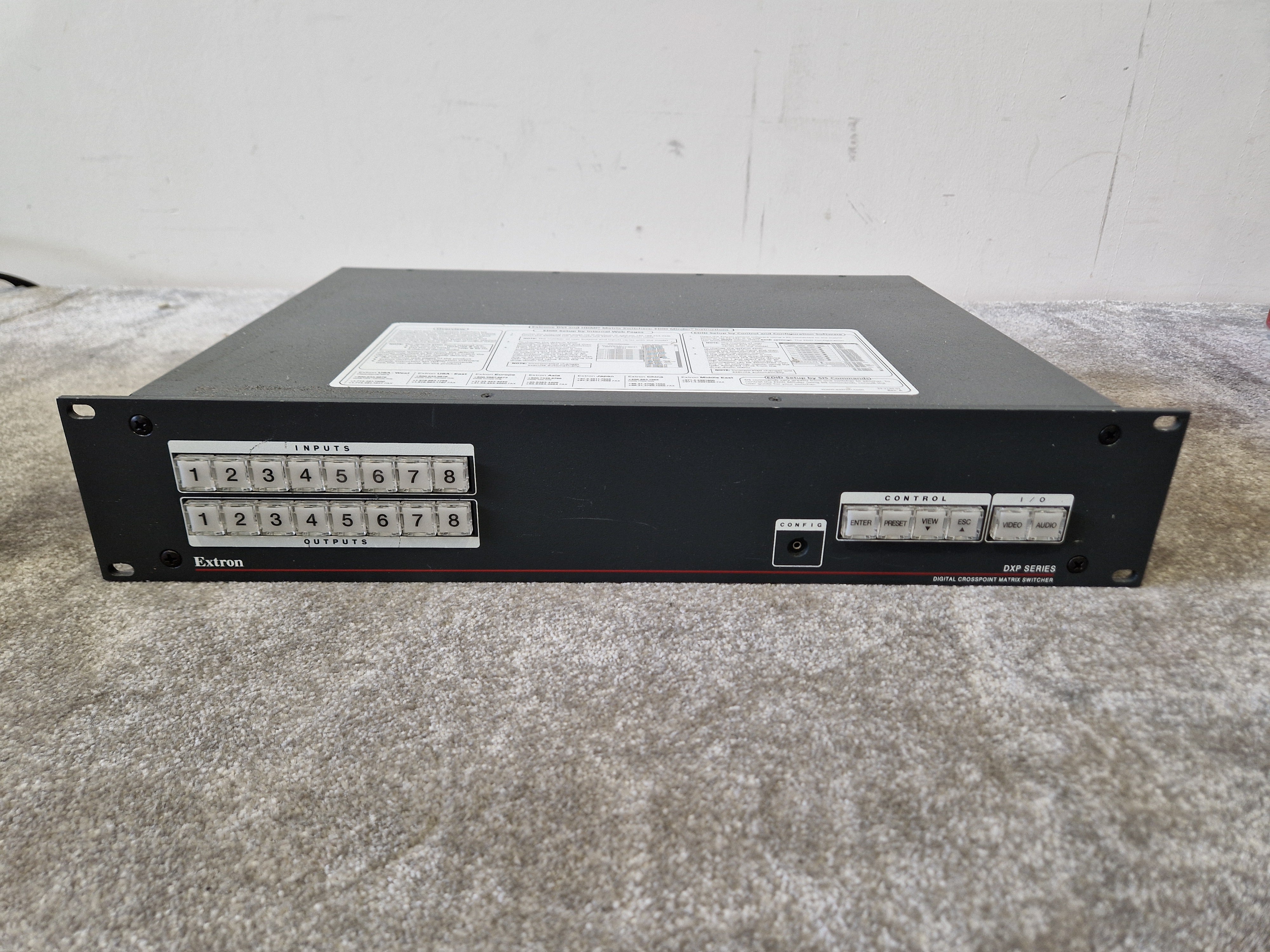 Extron DXP Series 8 In 8 Out Digital Crosspoint Matrix Switcher - Good ...