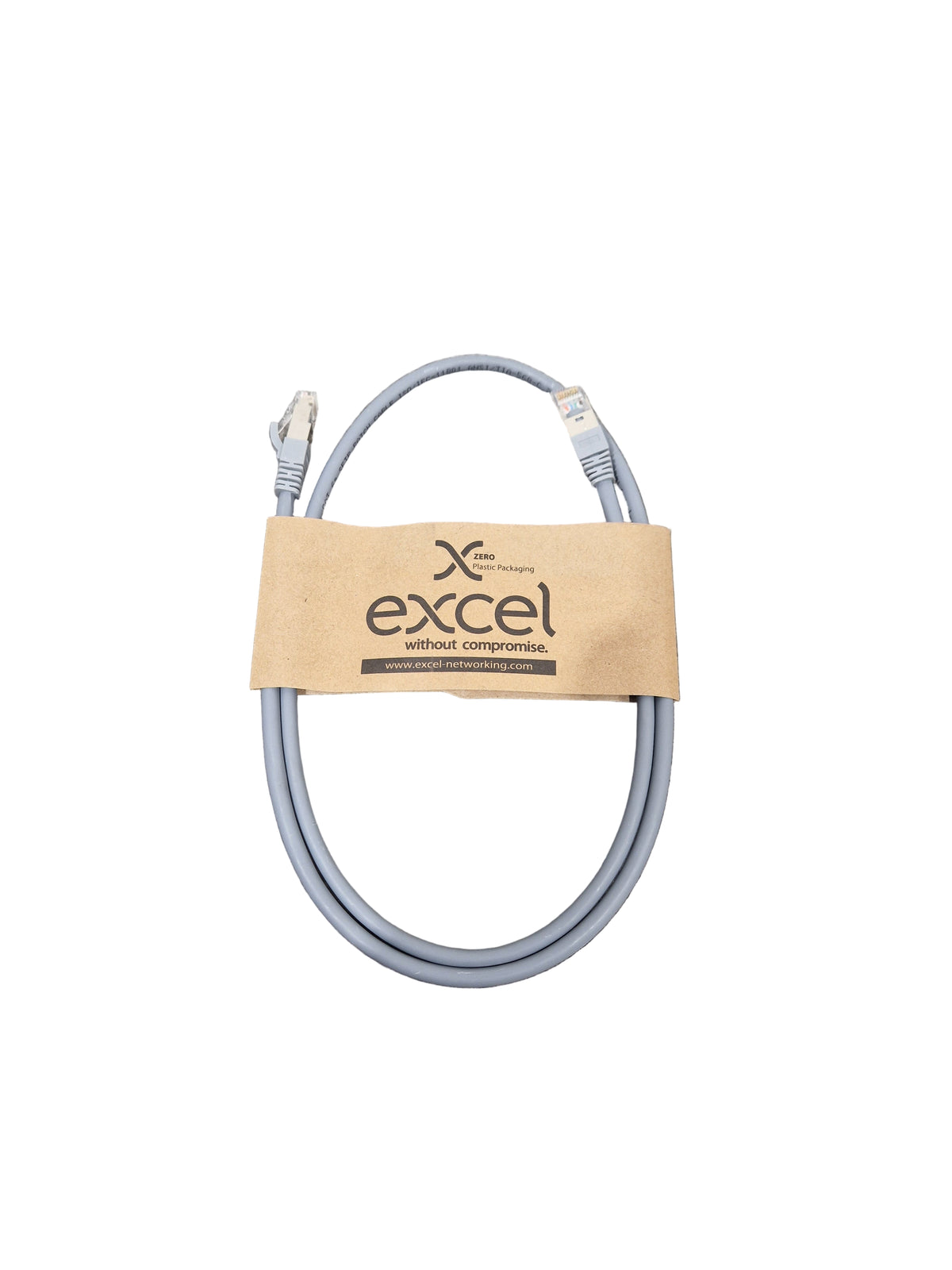 Excel CAT6A 1M Ethernet Cable Grey - High-Speed Data Transfer - Excell ...