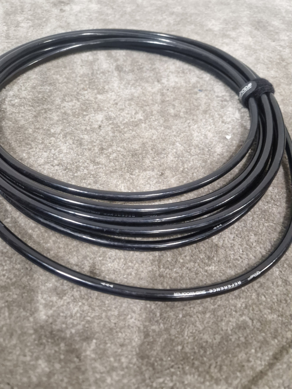 QED Single Reference Subwoofer Cable High Quality Black 15FT Audio Cab ...