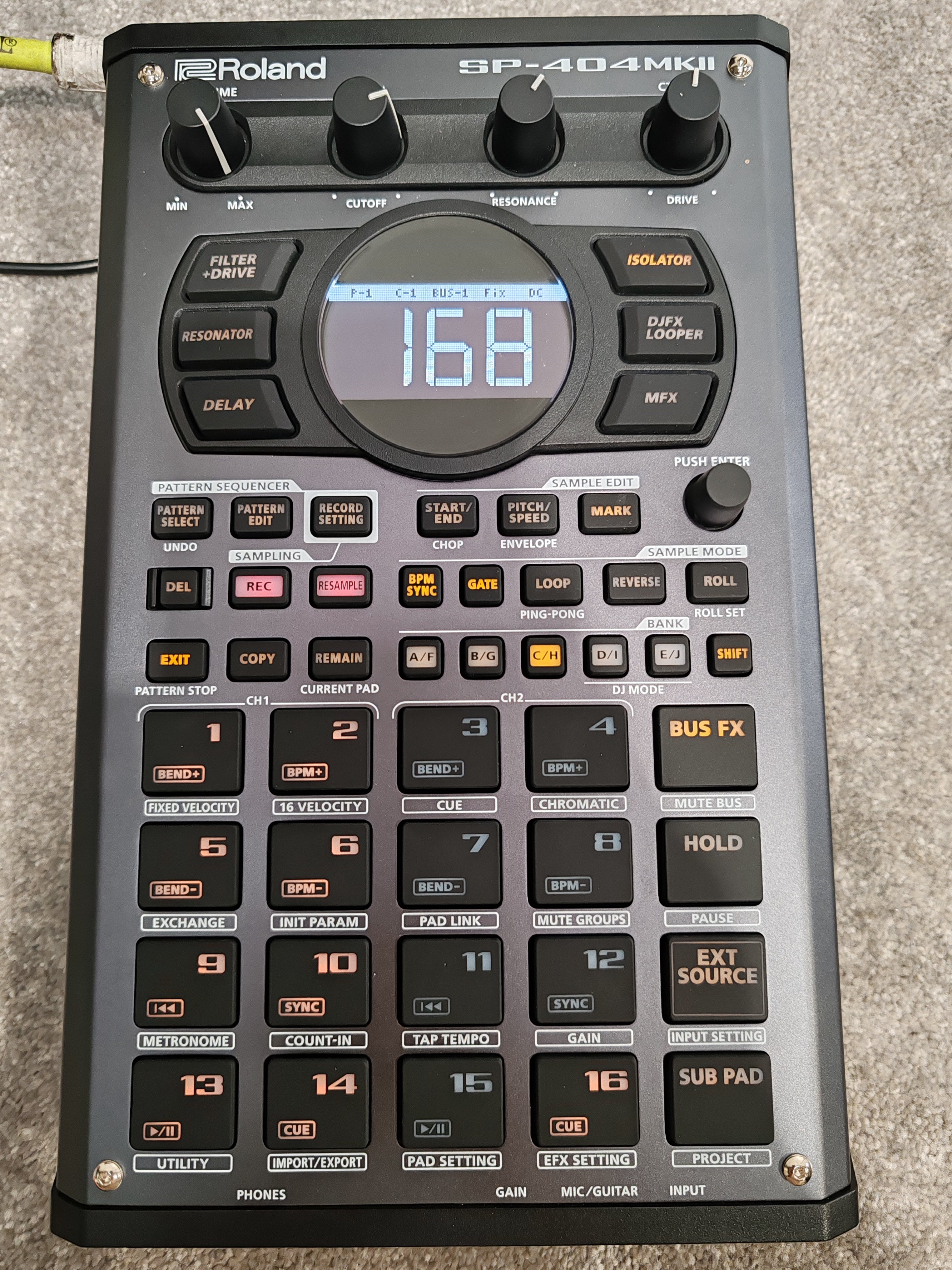 Roland Sp-404 Mkii - Portable Sampler, Sequencer - Excellent w/ Origin ...