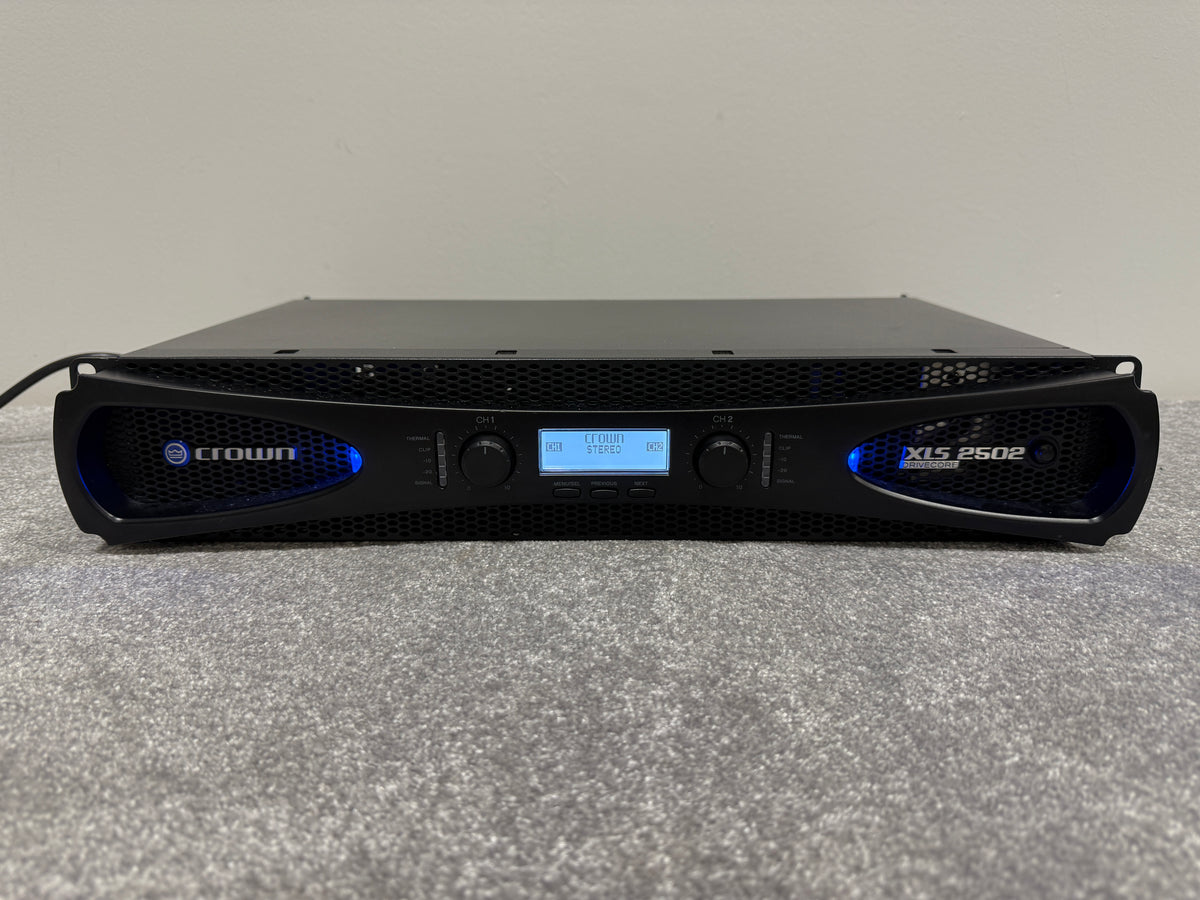 Crown XLS 2502 Drivecore - Professional Power Amplifier – Audio Trader